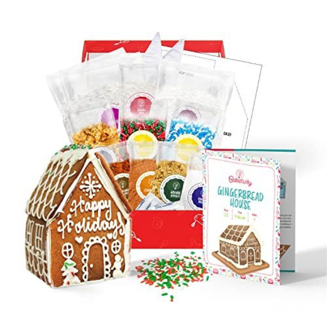 Baketivity Baking Kit Holiday Gingerbread House Kit Kids Educational ...