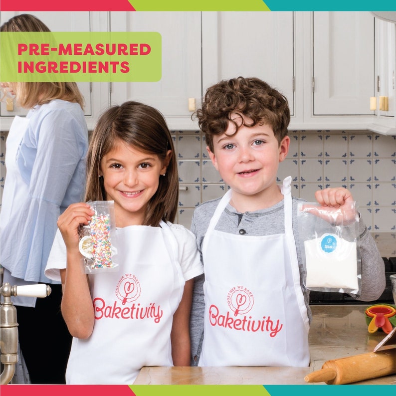 BAKETIVITY Kids Baking DIY Activity Kit, Kids Baking Cake Pop Bake Kit ...