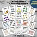 Printable Number Cards, Flash Cards, Number Matching, Childrens ...