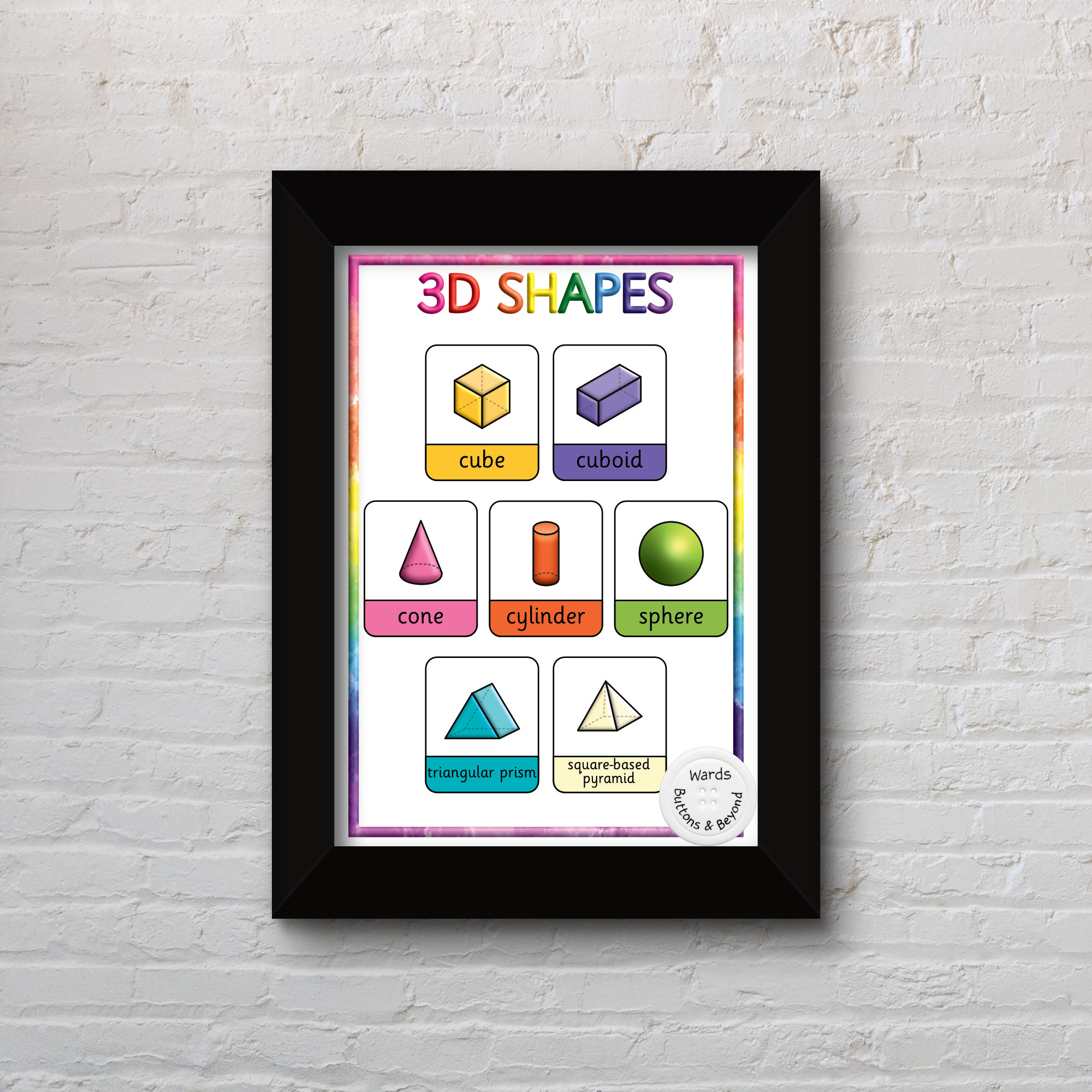 FREE Printable 2D Shapes 3D Shapes Posters Farmhouse, 54% OFF