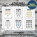 Printable Number Cards, Flash Cards, Number Matching, Childrens ...
