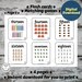 Printable Number Cards, Flash Cards, Number Matching, Childrens ...