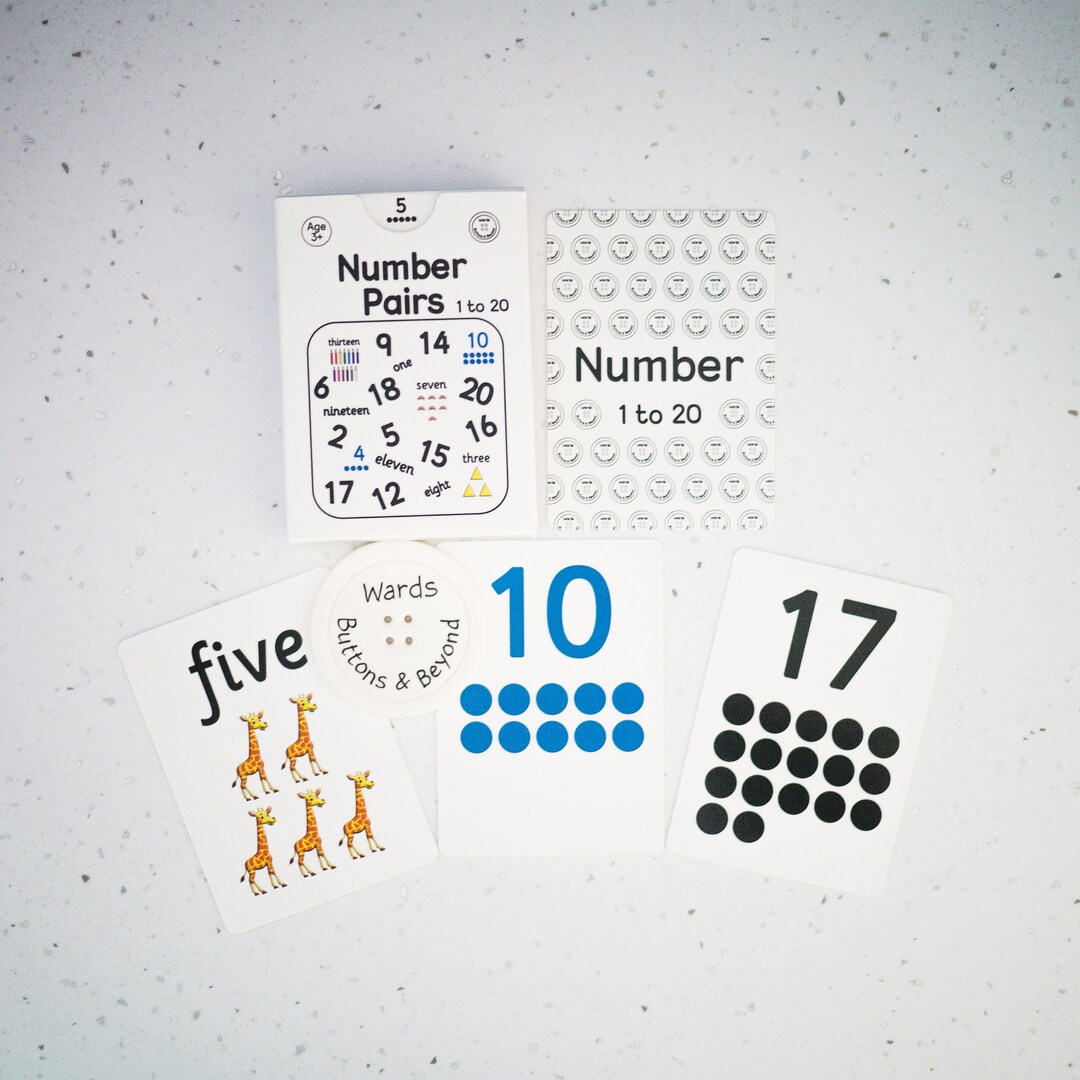 Number Pairs Game, Memory Game, Children's Games, Flash Cards, Counting ...