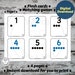 Printable Number Cards, Flash Cards, Number Matching, Childrens ...