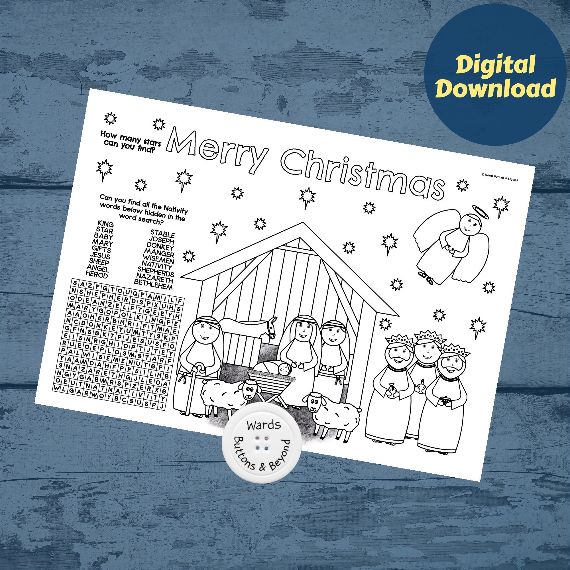 Nativity Activity Pages