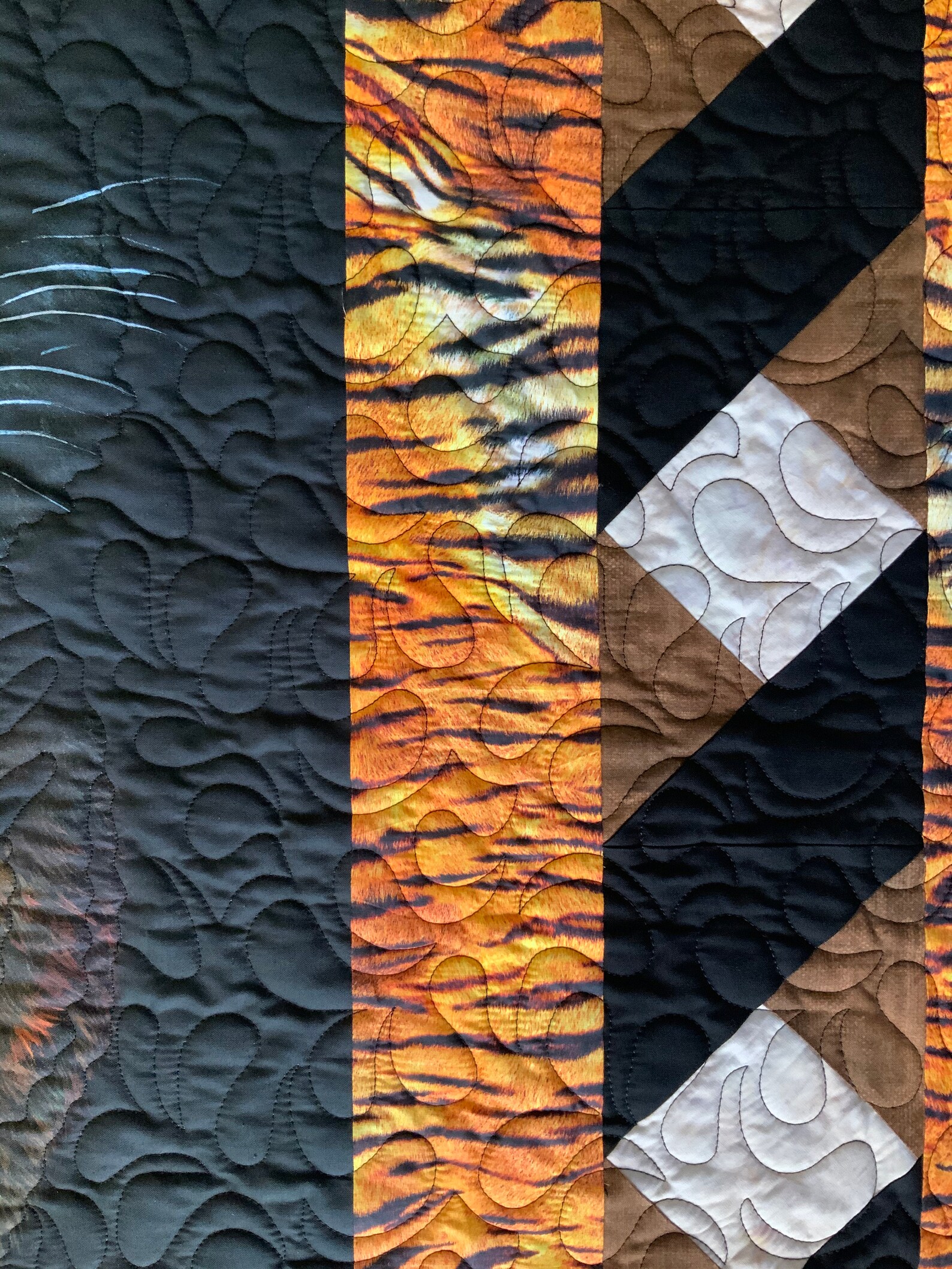 Tiger Panel Quilt Livraison gratuite | Etsy