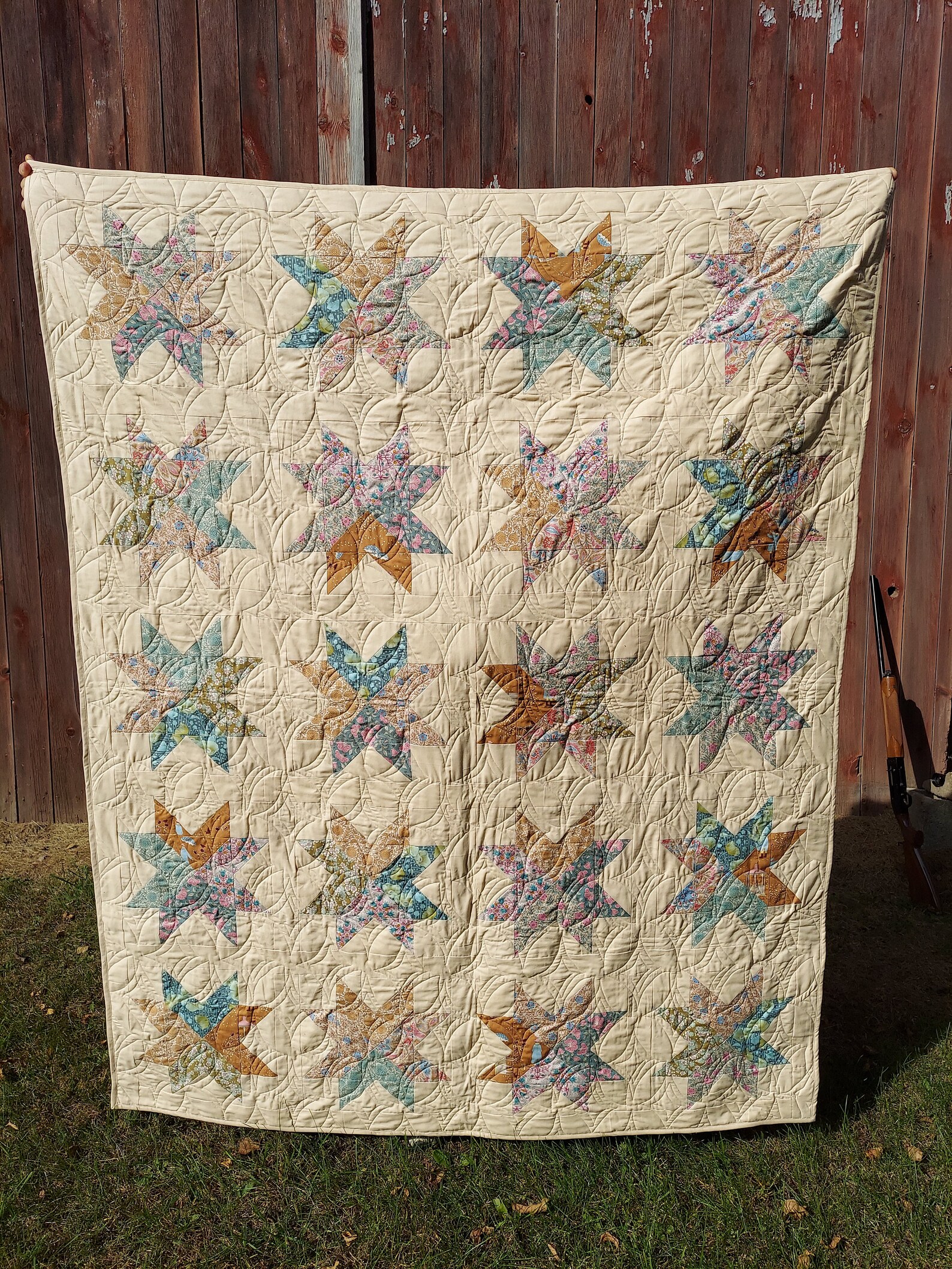 Beaming Star Quilt - Etsy