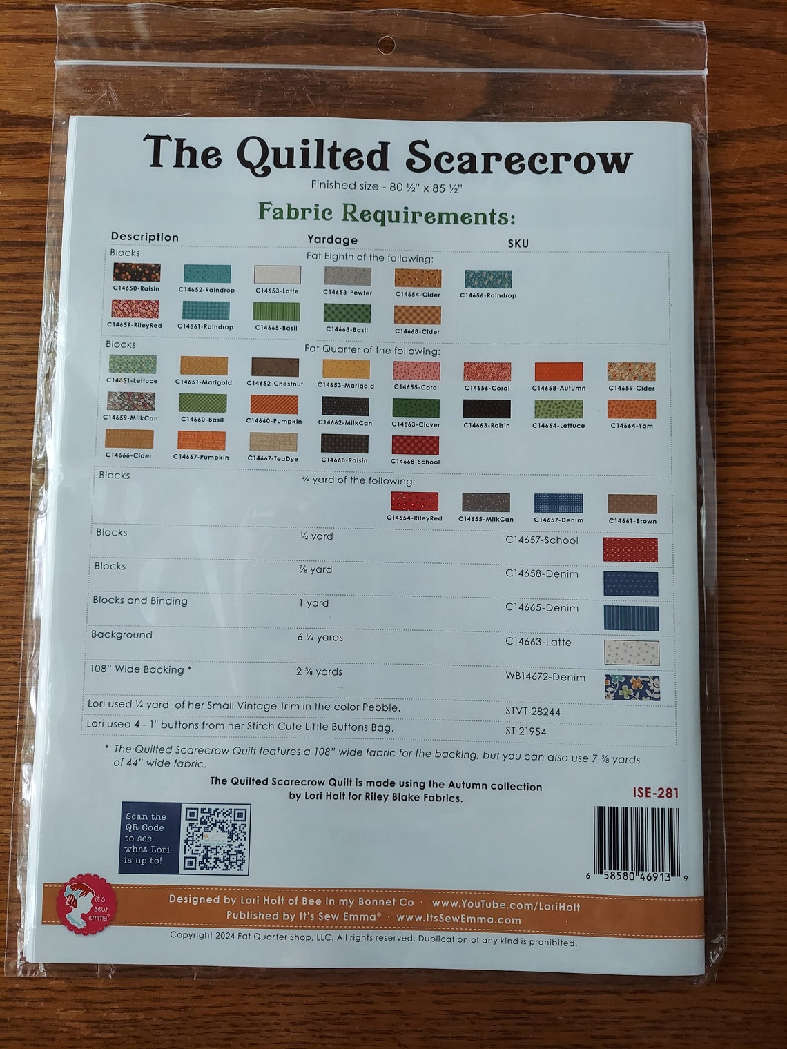 The Quilted Scarecrow Pattern - Etsy