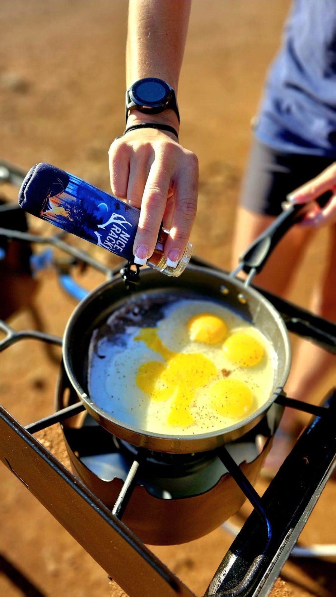 Mini Camp Spice Rack NICE RACK With CASE + Labels Organic Filled Set of ...