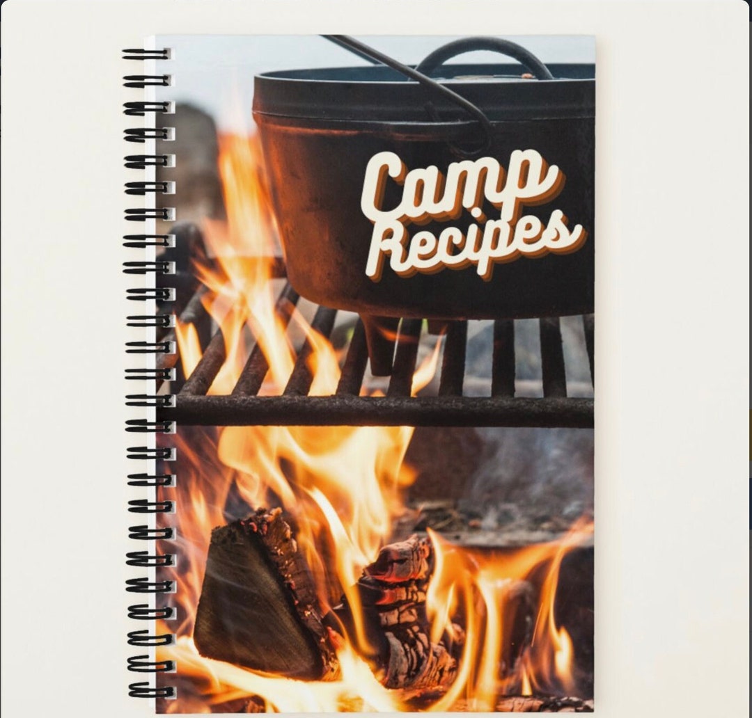 Camp Recipe Book - Cookbook Format for Your Own Recipes! - Etsy