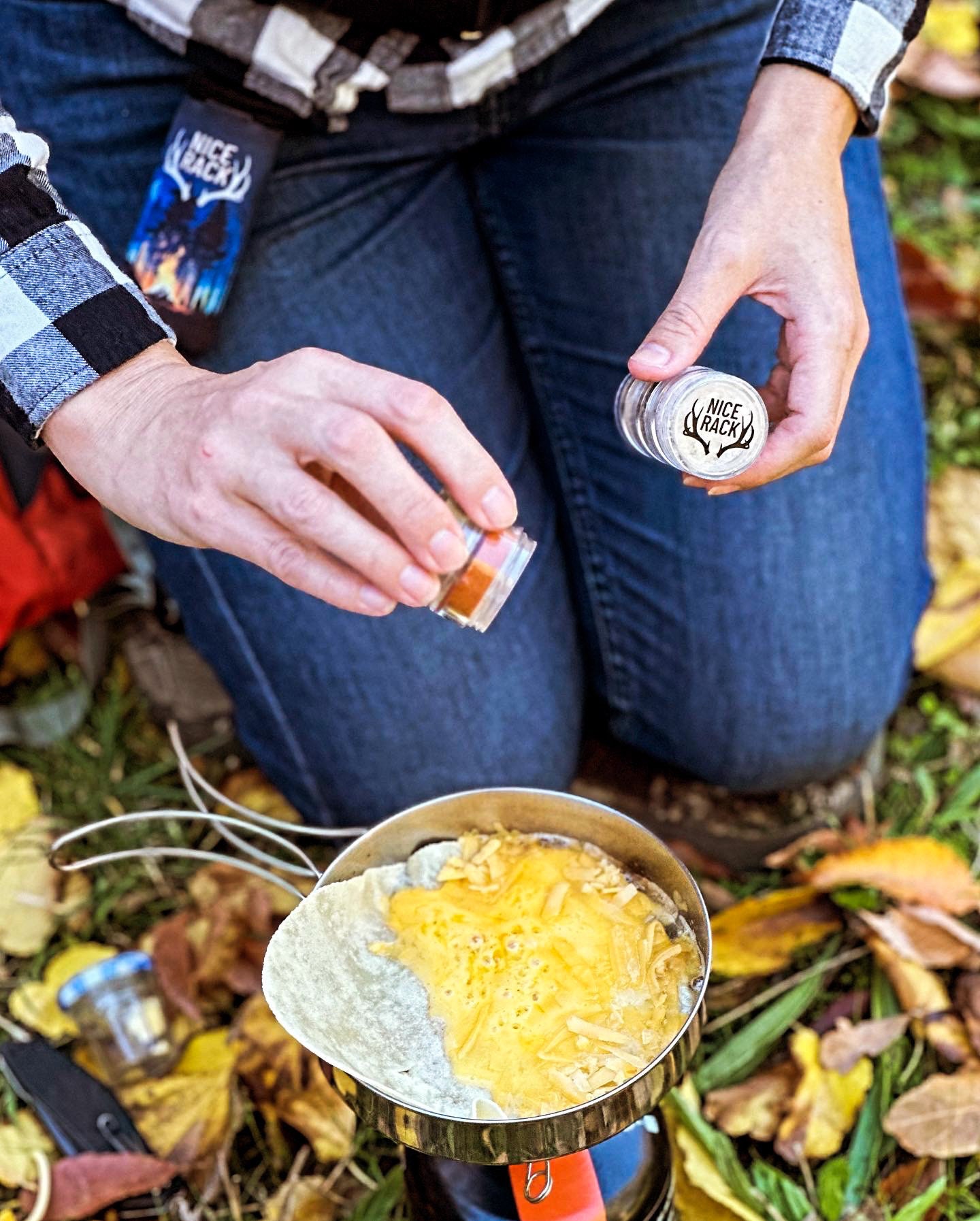 Travel Camp Spice Rack NICE RACK Organic Filled 5 Herbs Mini Kit for ...