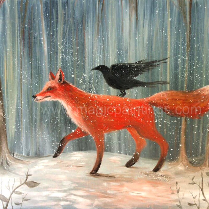 Fox and Crow - Etsy