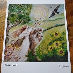 Summer - the Four Seasons, Sun - Print - Etsy