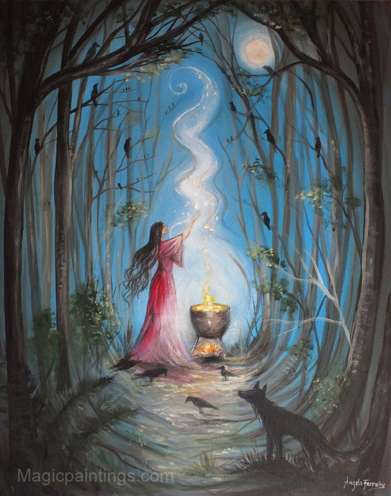 Magic Paintings Small Prints Set of 4 - Etsy UK