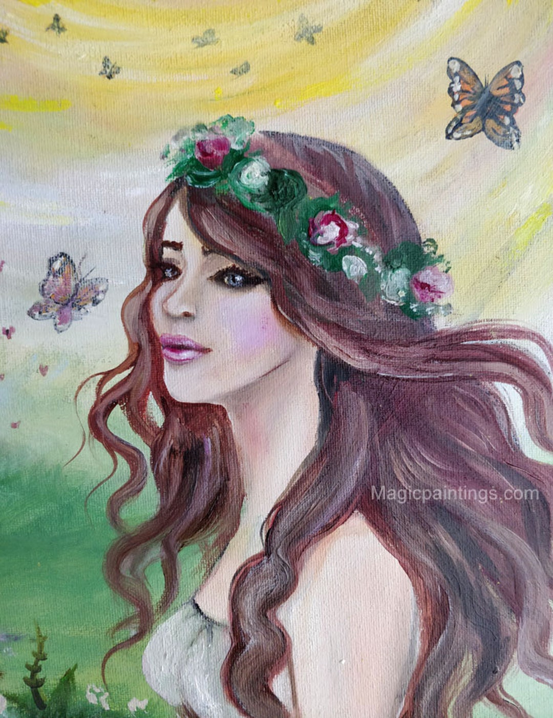 Easter, Eostre, Persephone Print - Etsy
