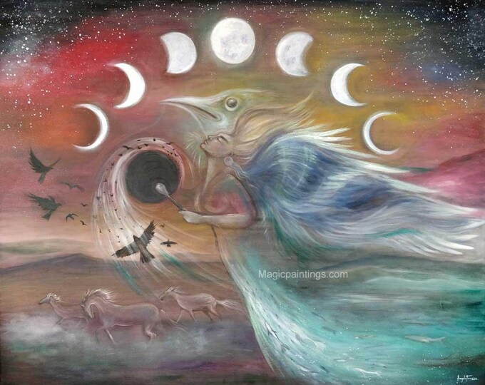 The Journey Home - Shamanic Art, Print - Etsy