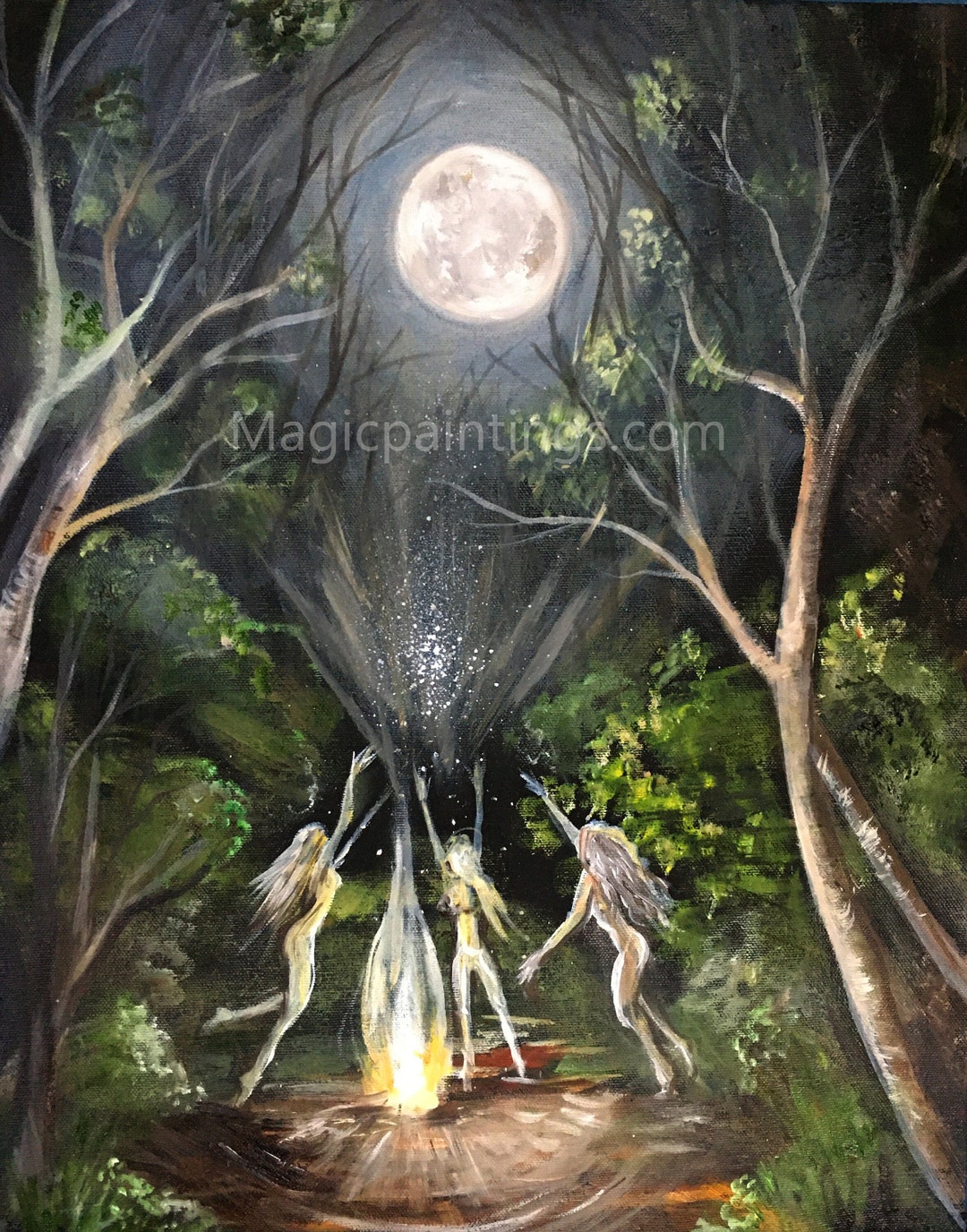 Casting Print: A4 Magic Painting Art - Etsy