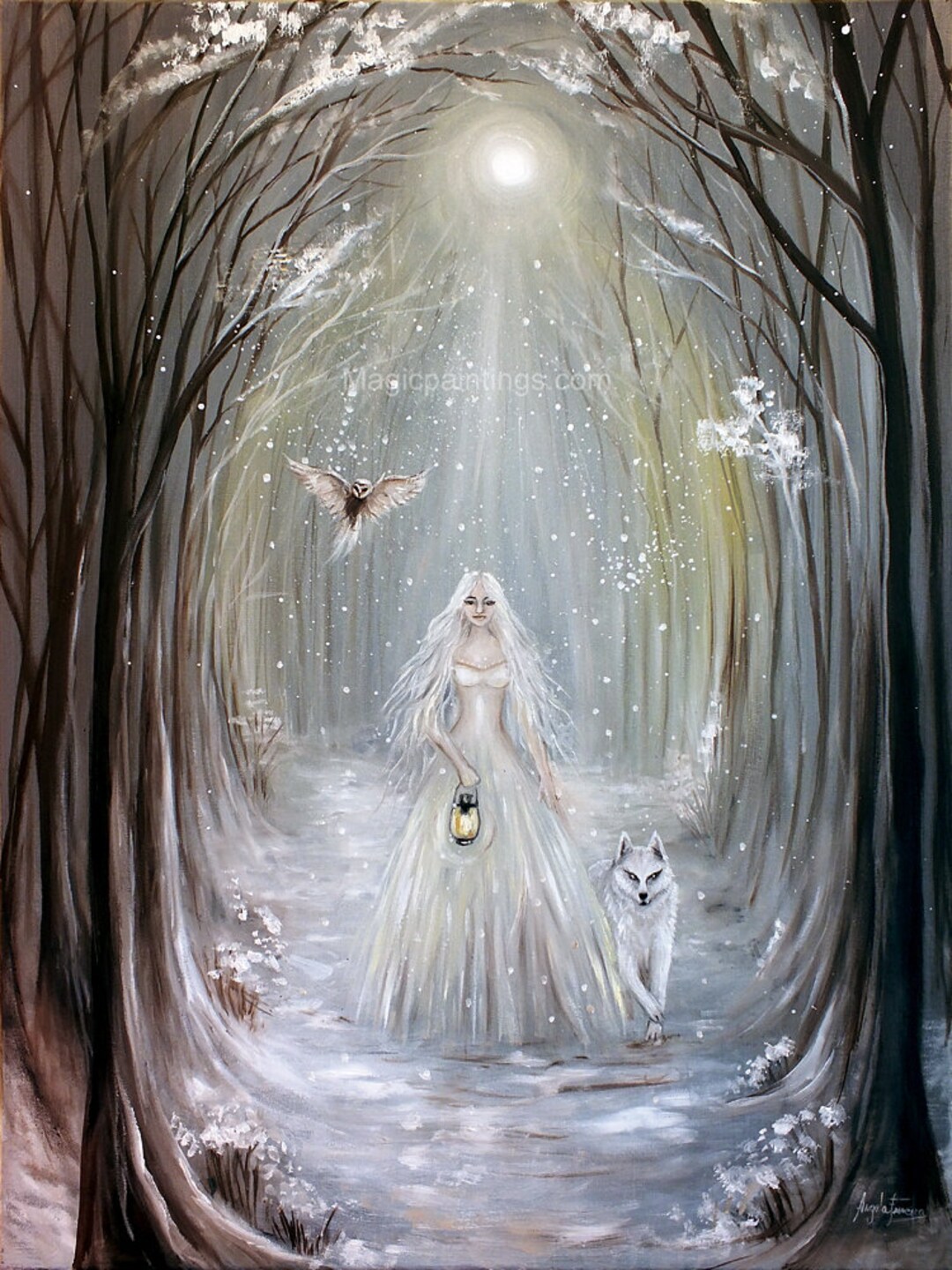 Snow Queen - Print - Etsy