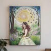Sacred Labyrinth Goddess Art, Original Artwork, Oil on Canvas, Rocky ...