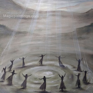 The Ritual - Magic Circle - Print - Etsy