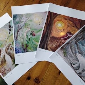The Four Seasons, Set of 4 Prints, Spring, Summer, Autumn, Winter - Etsy