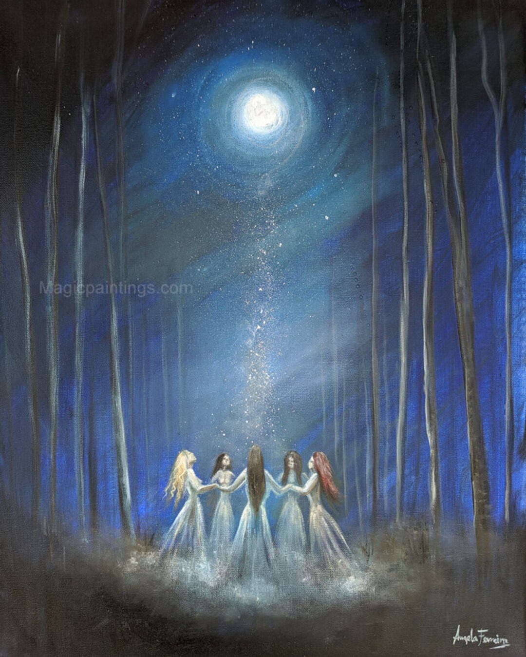 The Circle - Large Print, Magic Paintings - Etsy