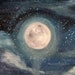 Lady of the Moon - Print - Etsy