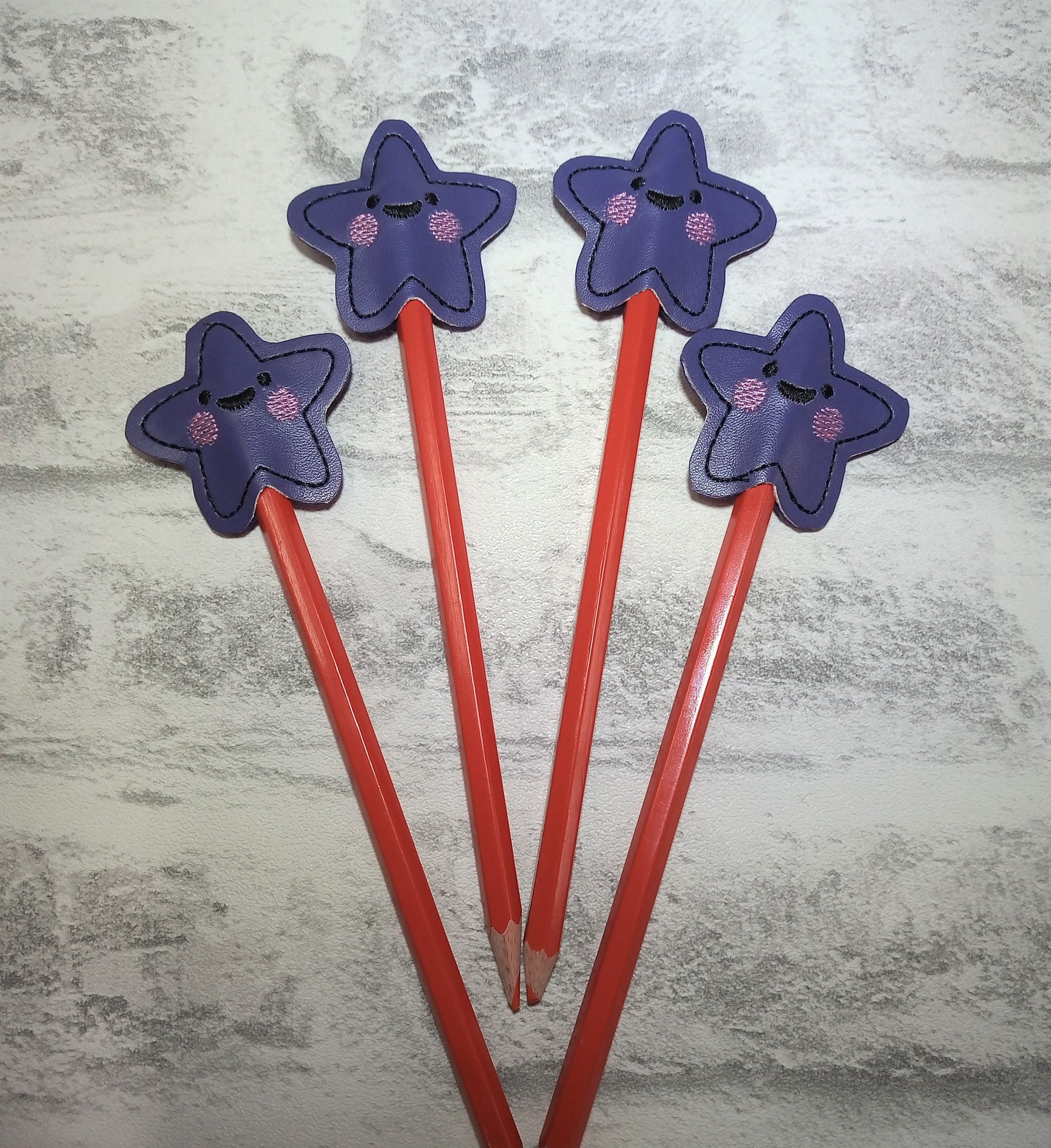 Star Pencil Toppers With Pencils Class Presents Christmas - Etsy UK