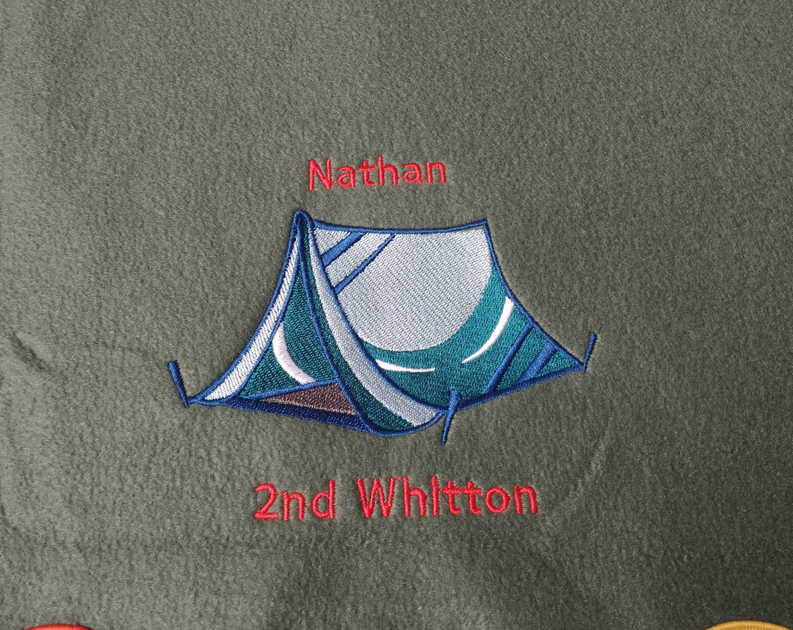 Personalised Camp Blanket / Poncho, Camping Poncho, Cub Scouts Beavers ...