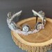 Silver Baroque Crown Gothic Wedding Headpiece Medieval Tiara - Etsy