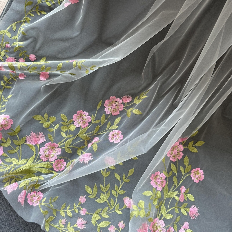 Embroidered Veil - Etsy