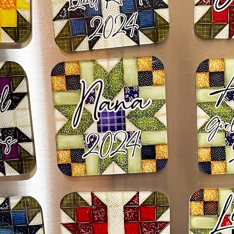 Quilt Magnets - Etsy