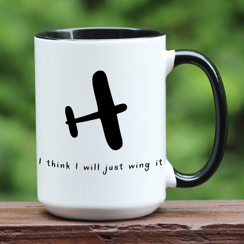 Just Wing It Mug - Etsy