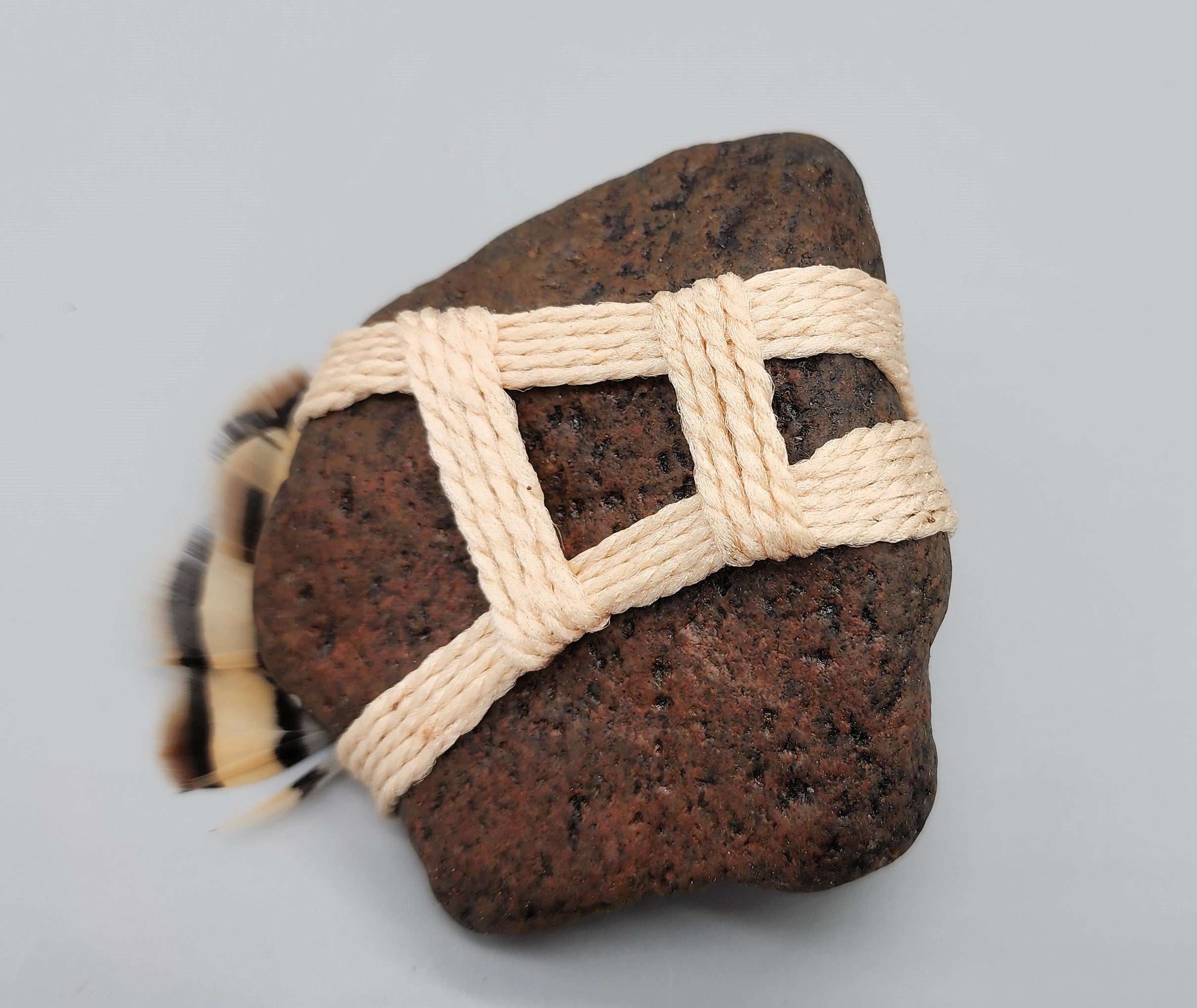 Wrapped Rocks-wrapped Stones-meditation Aid-grounding Energy-zen ...