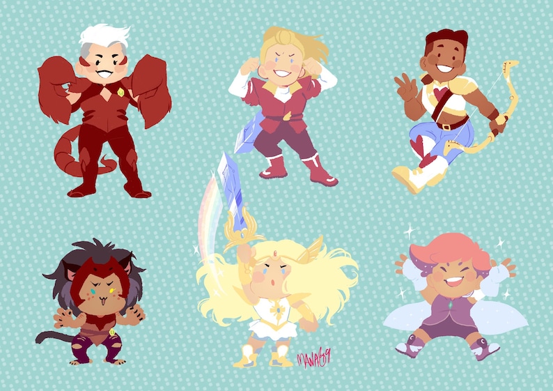 She-ra Chibi Print - Etsy