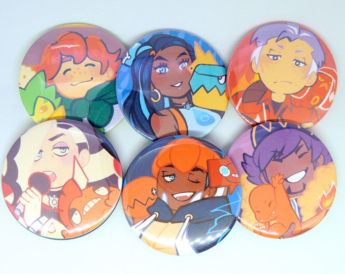 Pokemon Swsh Gym Leaders Part 1 - Etsy