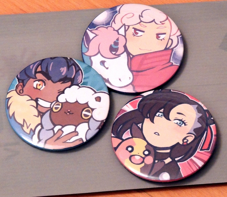 Pokemon Trainer Pin Badges | Etsy