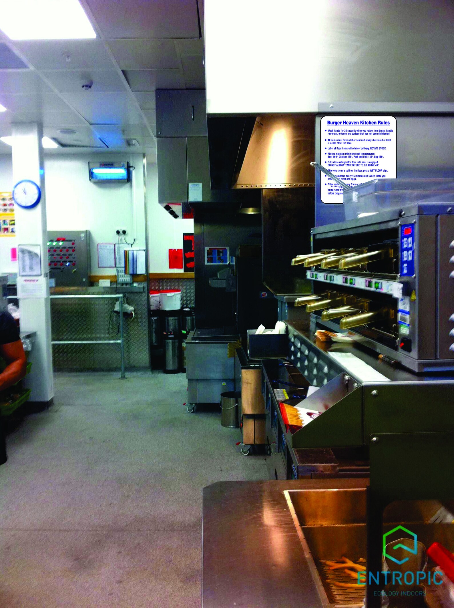 Custom Restaurant Kitchen Rules Sign 13 X 15, Indoor/outdoor, Permanent ...