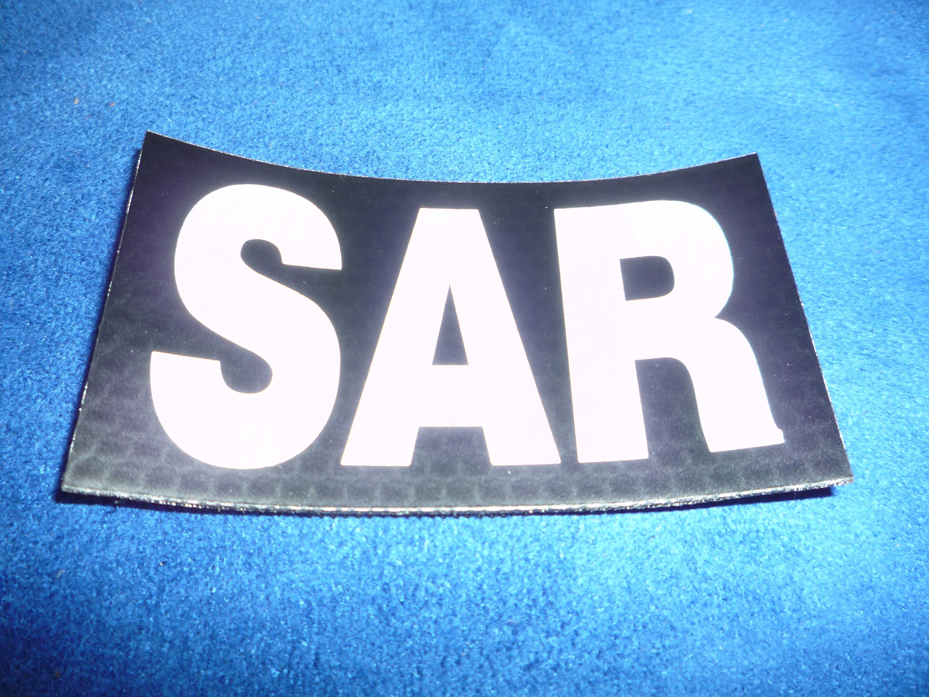 SAR search and Rescue Reflective Solas on Black Solasx Patch - Etsy