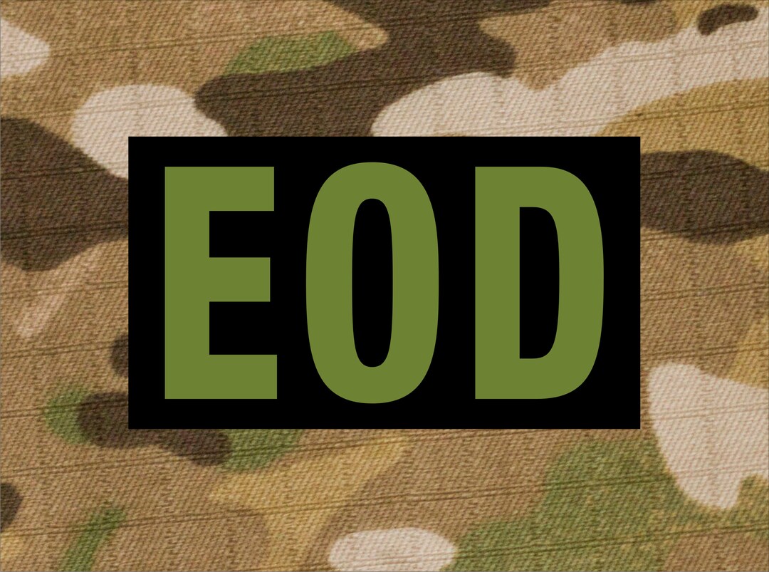 EOD Od Green on Magic Black IR Solasx Patch 3.5x2 - Etsy