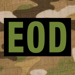 EOD Od Green on Magic Black IR Solasx Patch 3.5x2 - Etsy