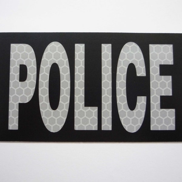 Police Reflective Decal - Etsy