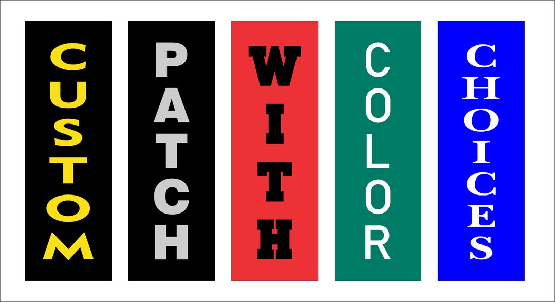 6 X 2 Custom Reflective Patch With VELCRO® Brand Fastener 3M Engineer ...