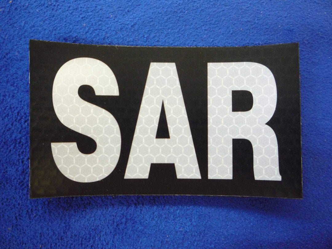 SAR search and Rescue Reflective Solas on Black Solasx Patch - Etsy
