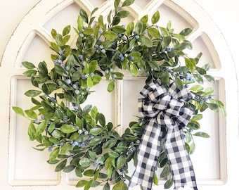 Blueberry Wreath - Etsy