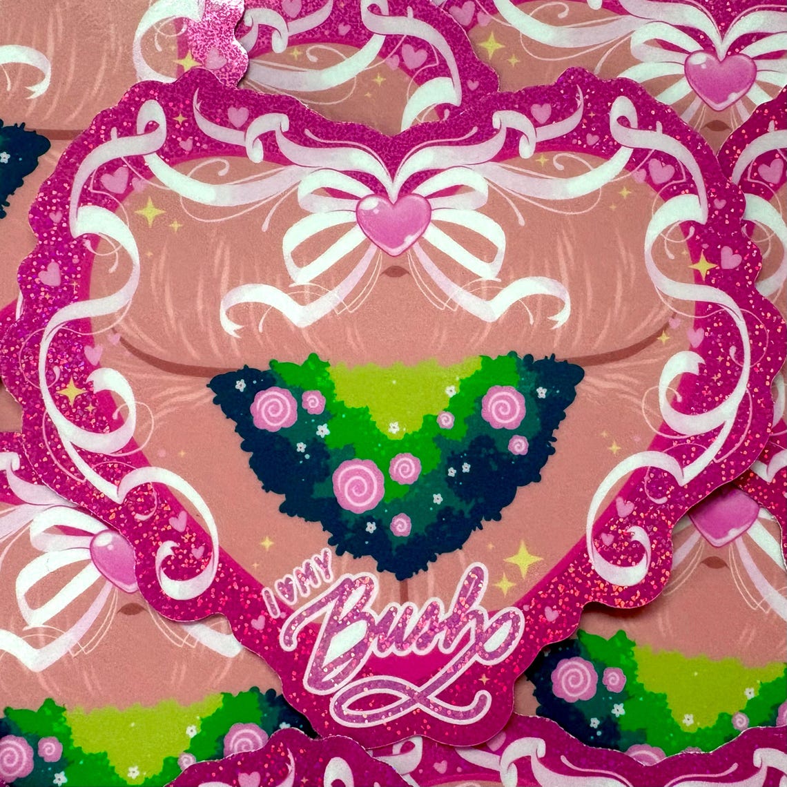 I Love My Bush Sticker - Etsy