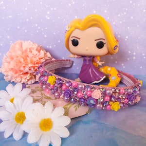 Disney Rapunzel Inspired Jewelled Headband Tangled Princess Crown - Etsy
