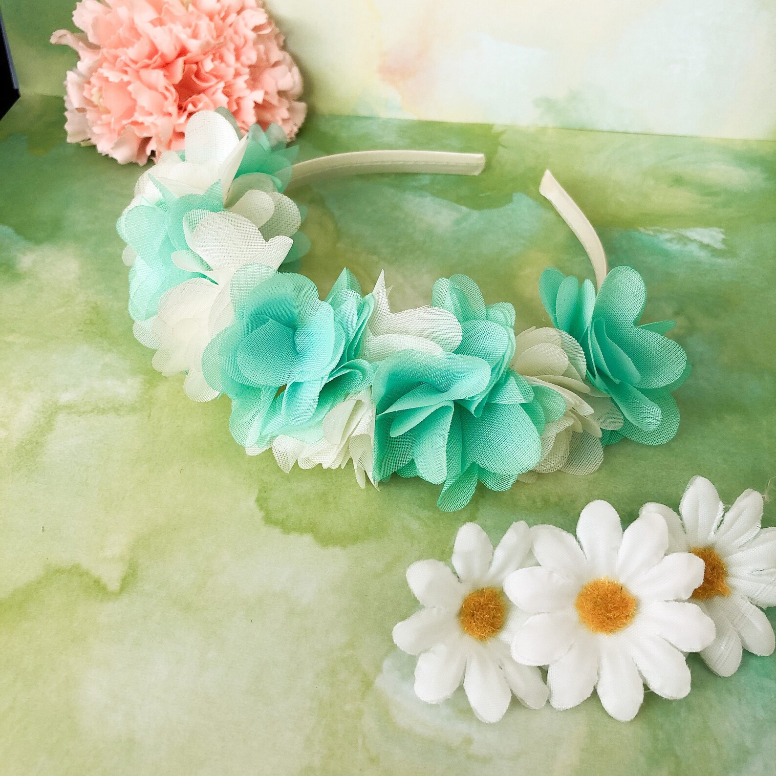 Tiana Inspired Flower Crown Princess and the Frog Disney - Etsy UK