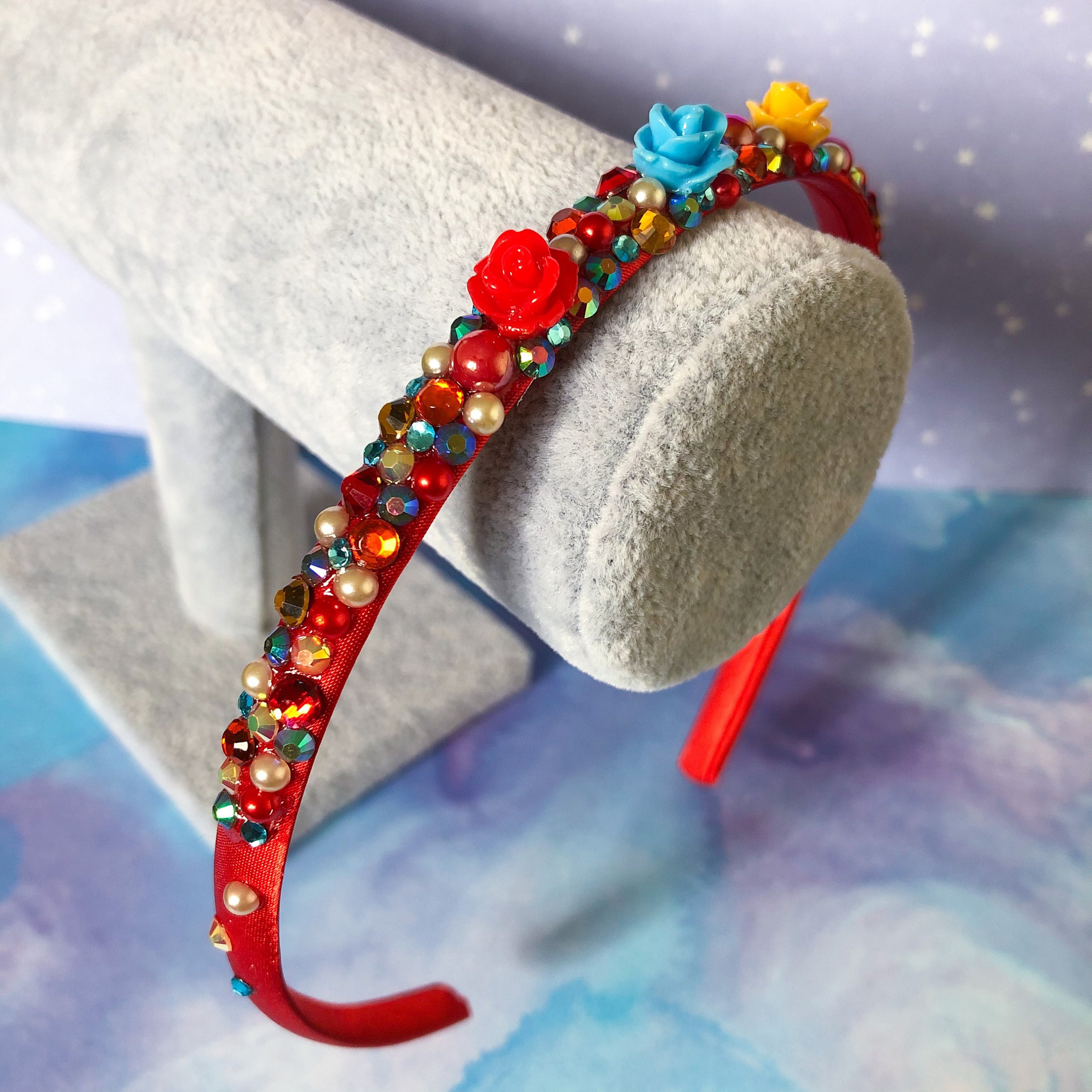 Disney Princess Tiara Crown Headband Bridesmaid Flower Girls | Etsy