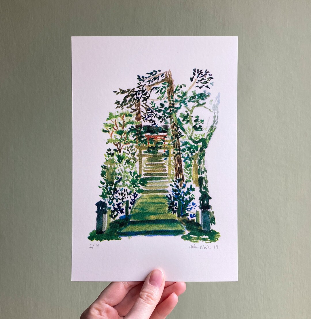 Miyajima Japan Silkscreen Print - Etsy